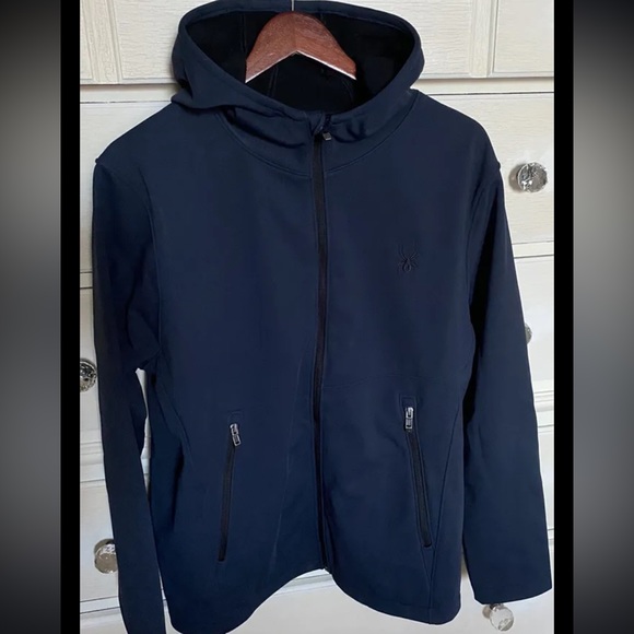 Spyder | Jackets & Coats | Spyder Navy Blue Transform Waterproof ...